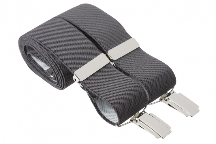 Grey Braces | Grey Trouser Braces | Grey Suit Braces - Gents Shop